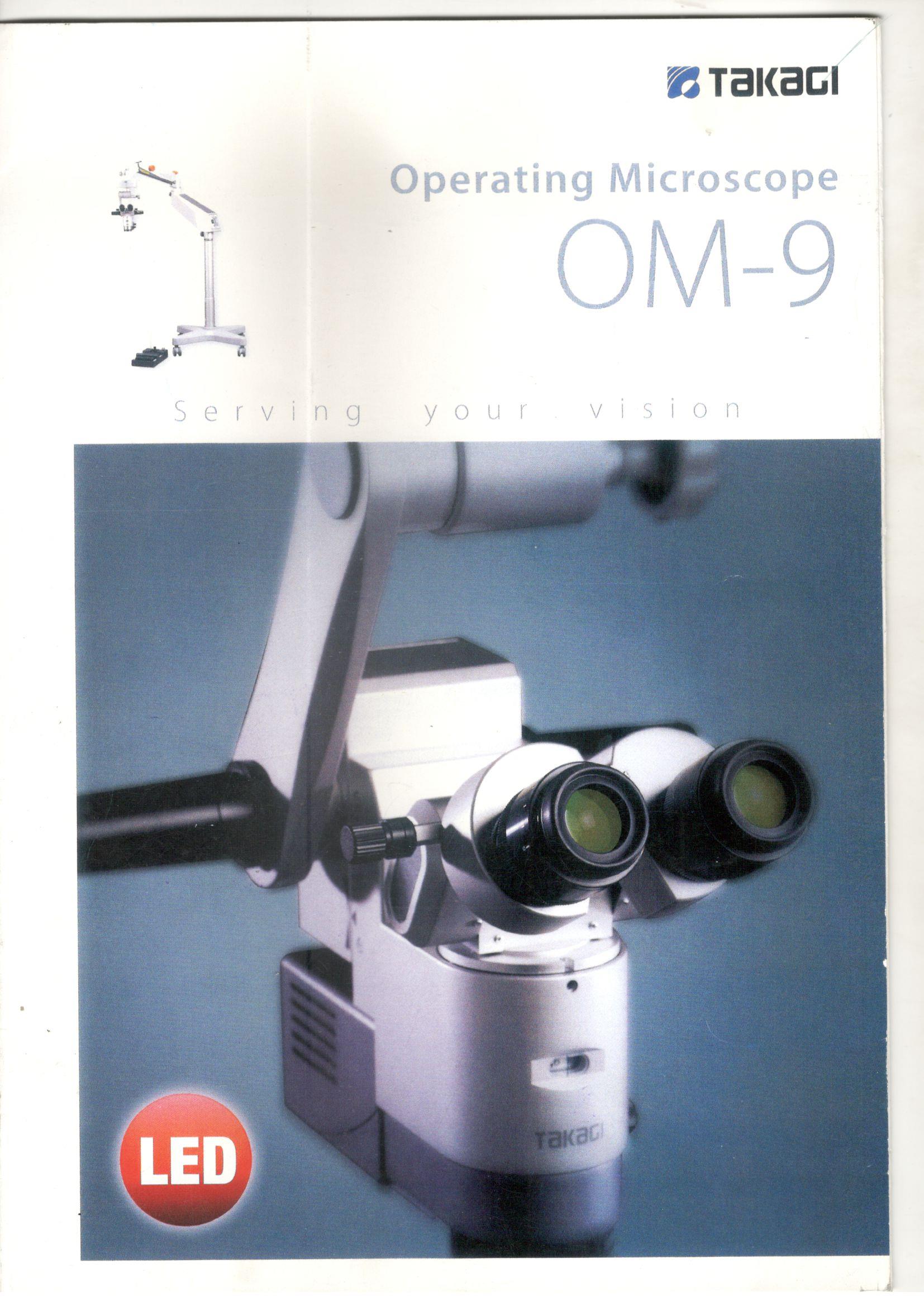 Takagi Operating Microscope,Model:OM-9 – Mediscience Devices